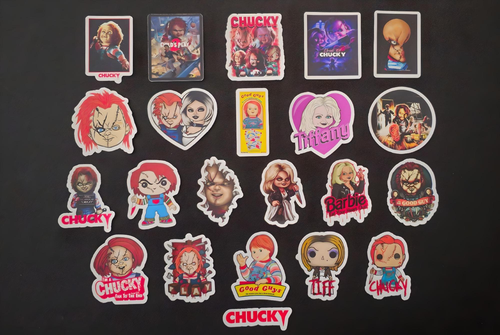 Chucky Stickers, Child's Play Decals, Horror, Tiffany, Bride Of Chucky ...