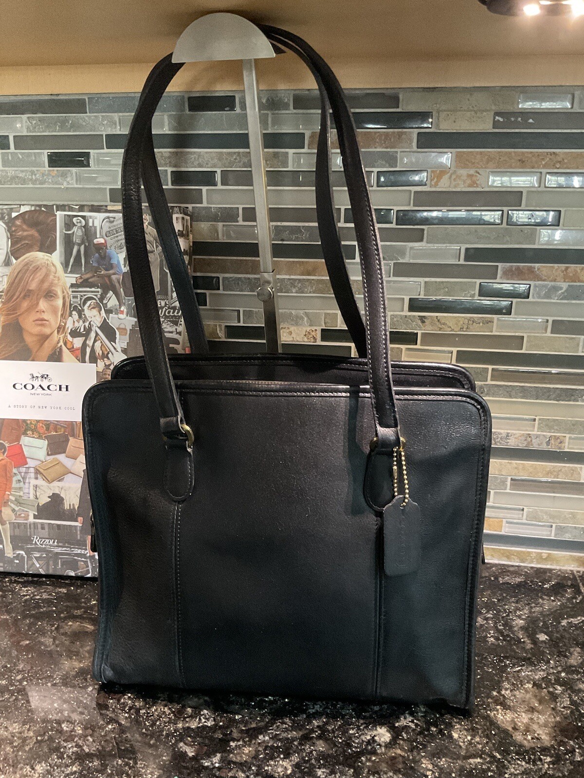 Coach Vintage Classic Compartment Tote Glovetanned Le… - Gem