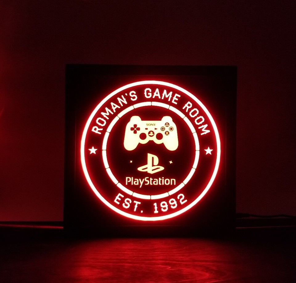 gCustom PS4 Gamer LED Sign Personalized, Xbox, PlayStation | eBay