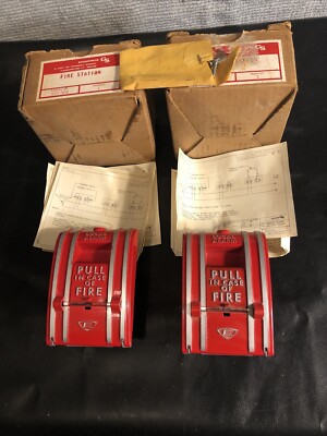 Edwards General Signal Fire Alarm Station 270-SPO Noncoded (LOT OF 2 ...
