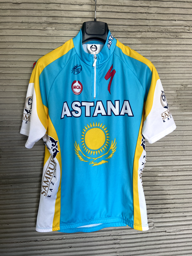 ASTANA SPECIALIZED CYCLING TEAM MOA JERSEY UCI PRO TOUR BIKE SHIRT ...