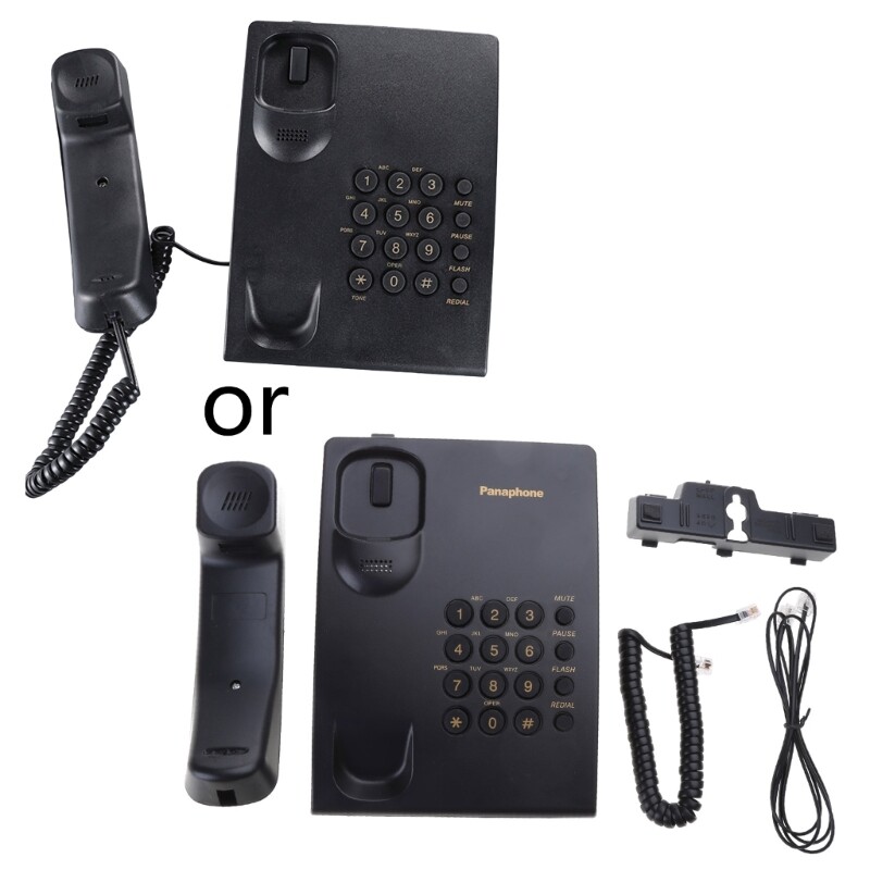 Desktop Fixed Telephone Elegant Corded Landline Phone for Hotels Homes ...