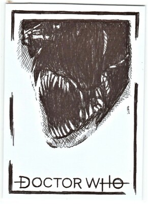 ACEO Art Sketch Card Mighty Jagrafess of the Hadrojassic from Doctor ...