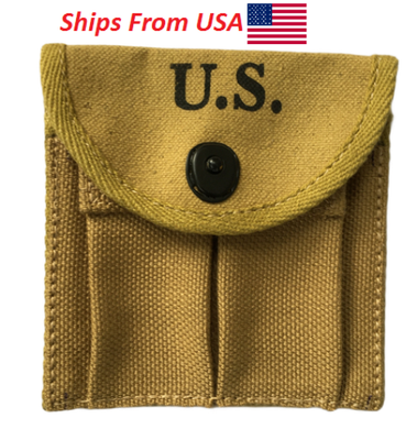 US WW2 M1 Carbine Buttstock Magazine Pouch WWII Ammunition Cartridge ...