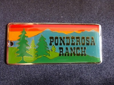 PONDEROSA RANCH ENAMELED KEY FOB | eBay