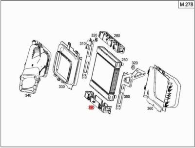 Genuine Bracket MERCEDES W222 V222 X222 A217 C217 R231 2225050540 | eBay