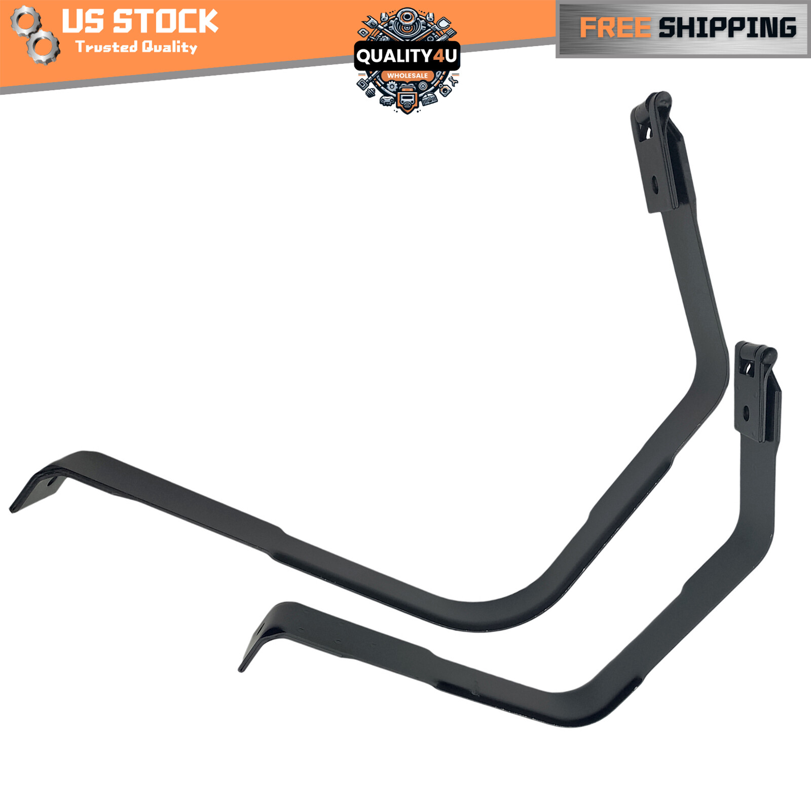2PCS Fuel Tank Mounting Straps For 1999-2010 Ford F-250 Super Duty F81Z ...