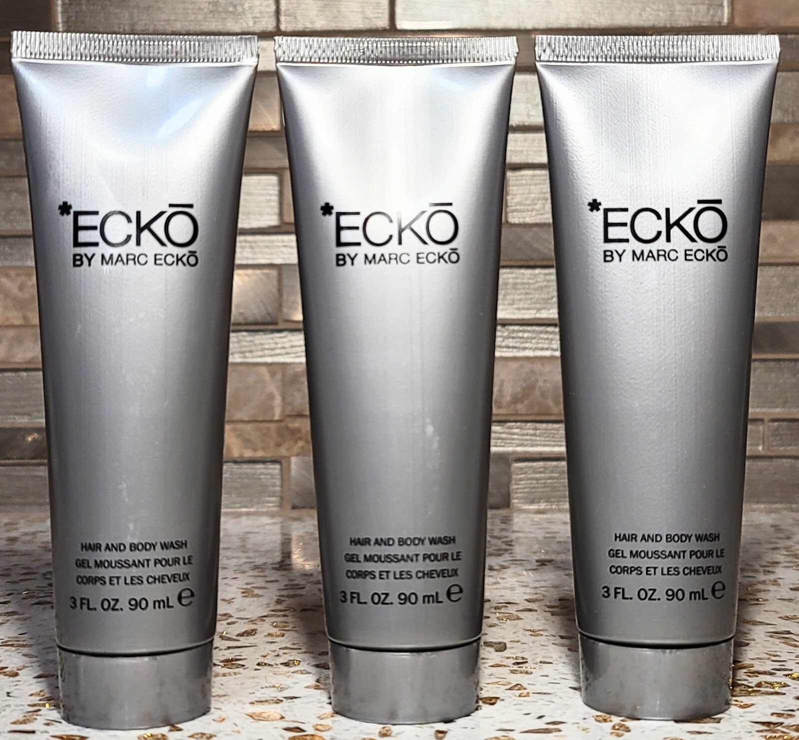 ECKO by Marc Ecko for Men Hair & Body Wash 3.0 oz 90 ml EACH LOT OF 3 ...