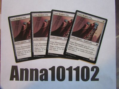 Court Homunculus x4 4x, MM 15 White MTG | eBay