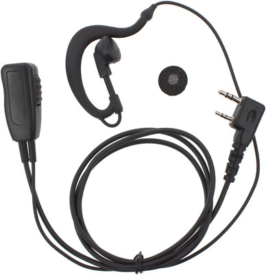 Police Earpiece Headset PTT Mic for Kenwood Nexedge Hytera Puxing ...