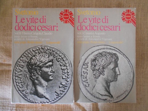 LE VITE DI DODICI CESARI - SVETONIO - 2 VOLUMI- LONGANESI | eBay