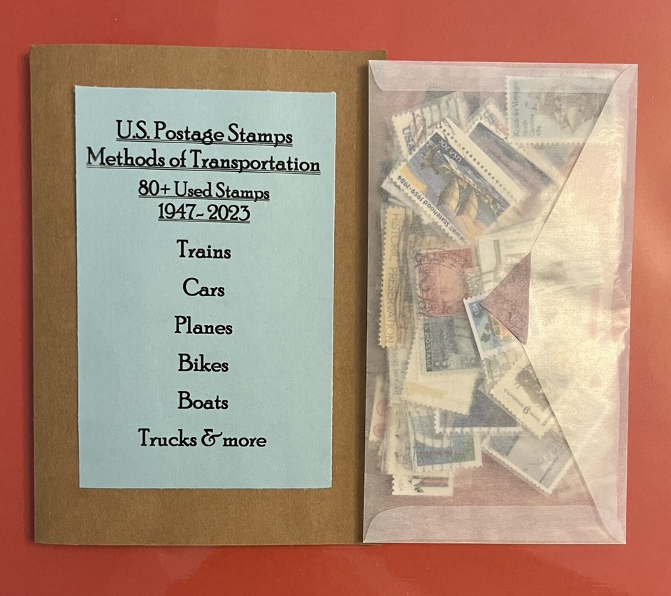 US Postage Stamps Means of Transportation 80+ Scott #951-5740 Yr 1947 ...