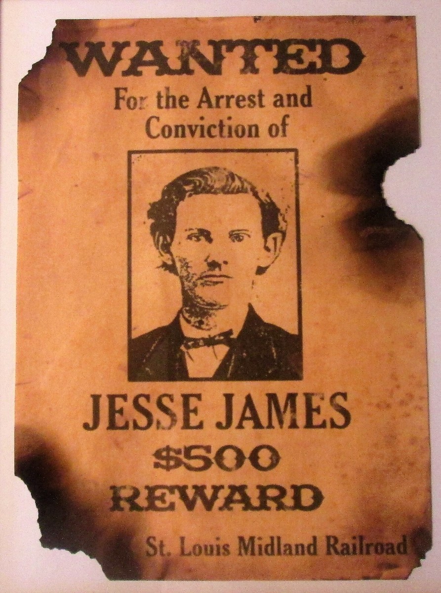 Jesse James Outlaw Wanted Poster Facial Recognition Uncovers