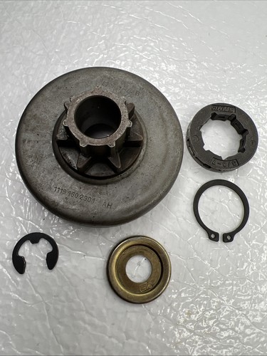 Stihl 1119-007-1003 Rim Sprocket Kit 3/8" 7t Clutch Drum 1119-160-2901 ...