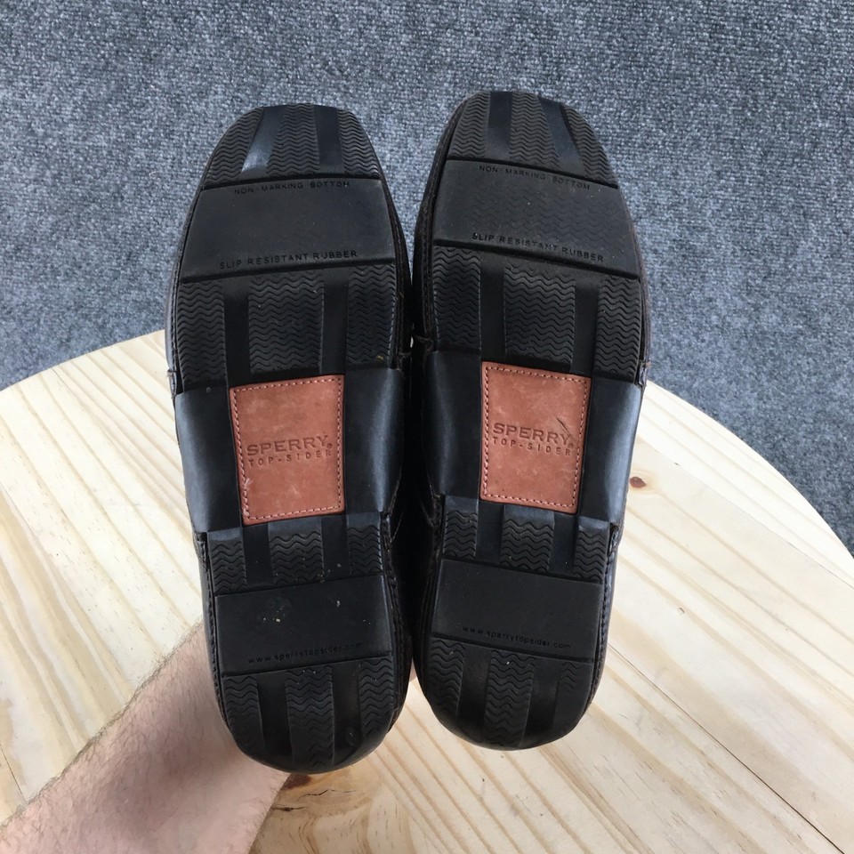 Sperry Top-Sider Shoes Mens 9 M Brown Boat Shoe Leather Driving Casual ...