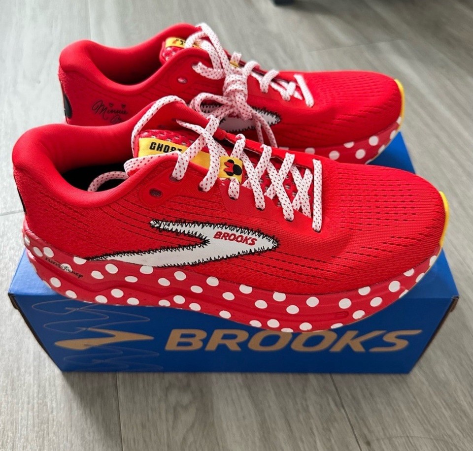 Brooks x Run Disney 2025 Ghost Max 2 Minnie Mouse Women's Sneakers Size ...