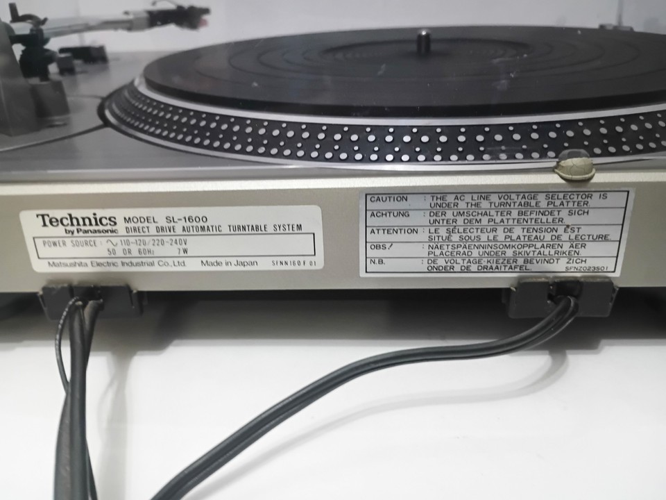 Vintage Technics Turntable Record Player Model SL-1600 | eBay