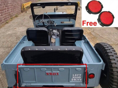 Willys Script Tailgate CJ2A CJ3A CJ3B CJ5 CJ6 fits Jeep Willys Tailgate ...