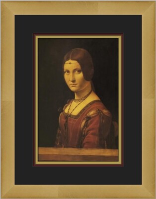 Leonardo Da Vinci Portrait of a Lady form the Court of Milan Custom ...