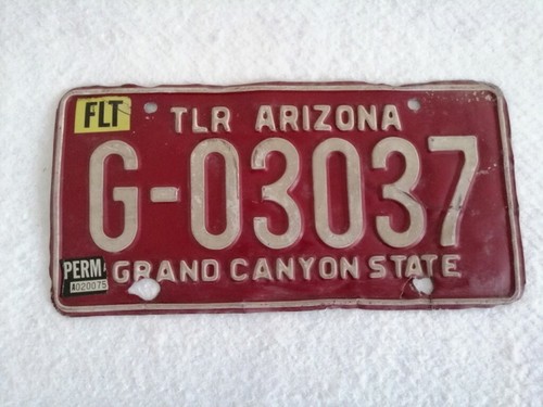 PLAQUE IMMATRICULATION AUTO US ARIZONA TLR GRAND CANYON STATE LICENSE ...