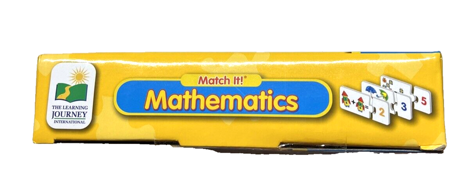 MATCH IT! Mathematics Math STEM Addition Subtraction Game Puzzle Set 3 ...