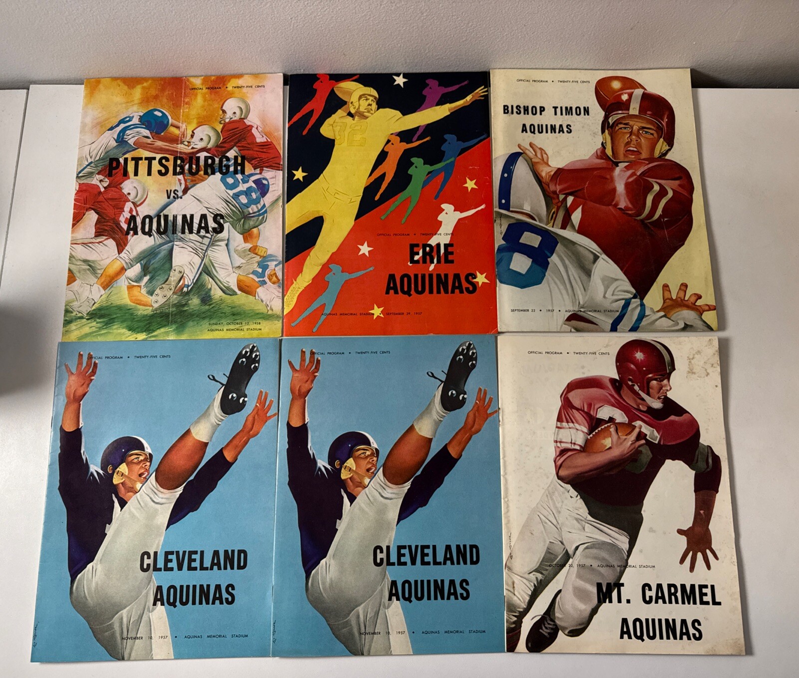 Aquinas Institute (Rochester, NY) 1950s Football Game Programs - Lot of ...
