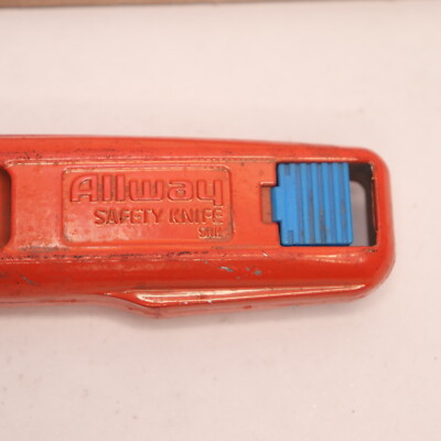 Allway General Purpose Self-Retracting Rounded Safety Blade Knife Steel ...