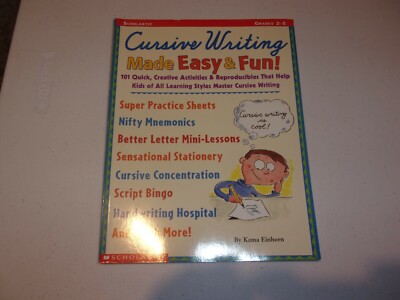 Scholastic Cursive Writing Made Easy and Fun PB 2000c Gr.2-5 ...