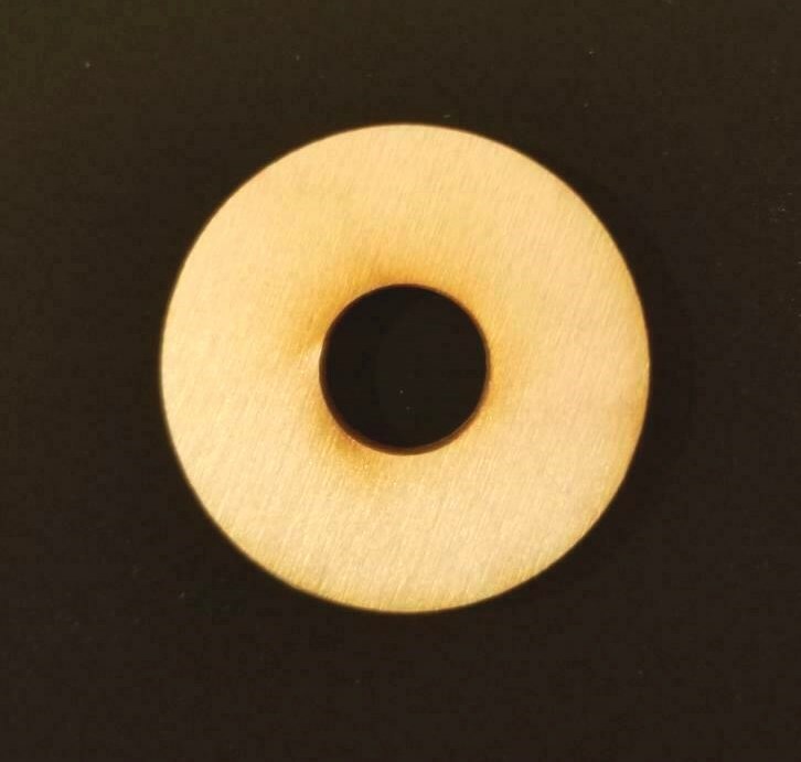 (12) 1.5 Inch Wooden Round Washer with 0.5" Circle Cutout Laser Cut | eBay