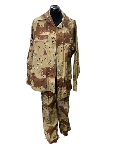USGI 6-Color Desert “Chocolate Chip” Camo DCU Set Jacket/Pants Large/XL ...
