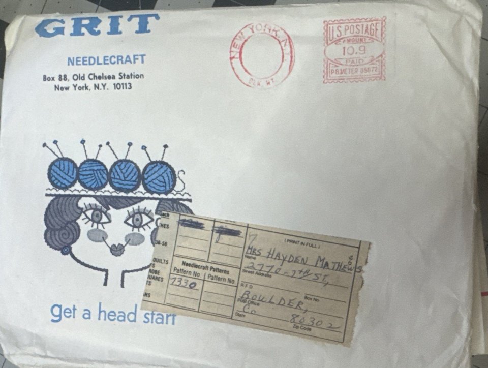 Vintage Uncut Grit Quilt Pattern Bicentennial Presidents Faces #7330 #7 ...