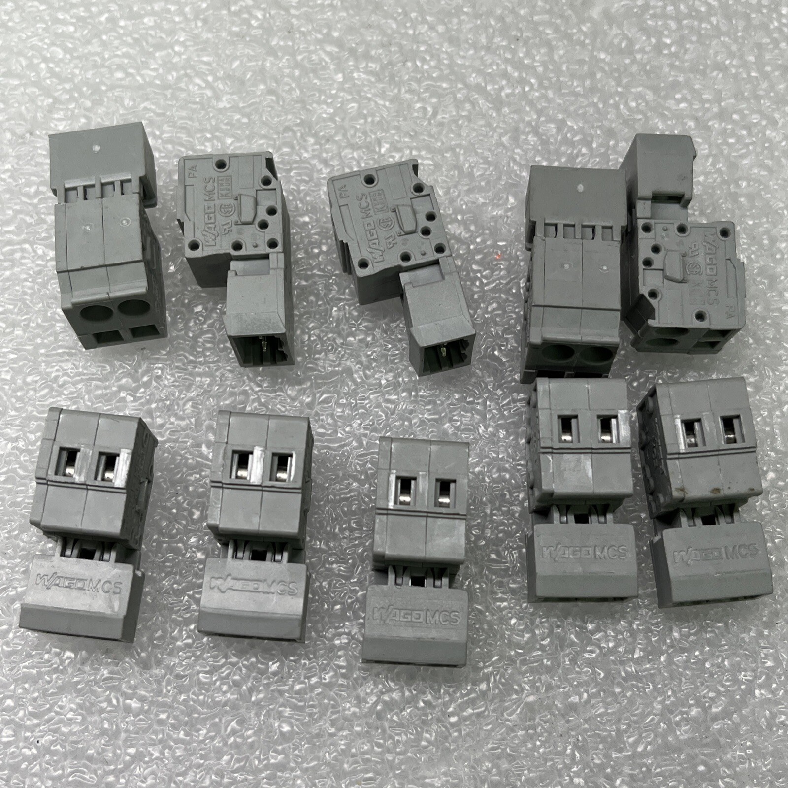 ( Lot of 10) (UP TO 9 Wago 231-602 Male Connector With Snap-in Flanges NEW | eBay