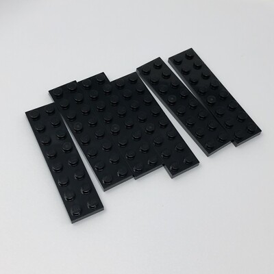 3034 LEGO Parts Plate 2x8 BLACK (6) | eBay