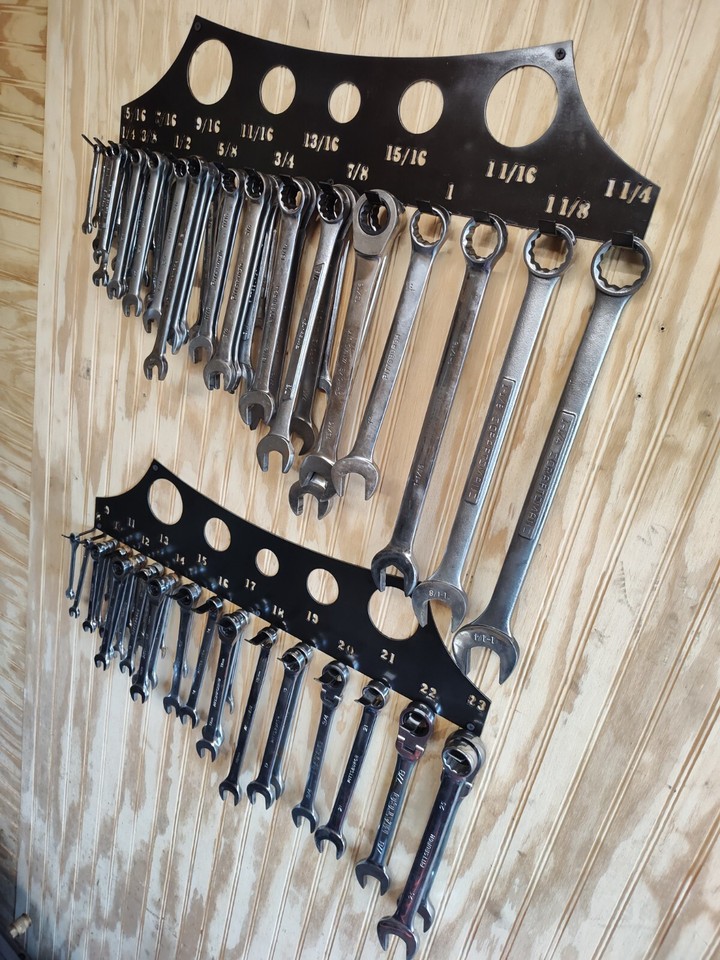 Heavy Duty Wrench Rack Organizer Storage Holder SAE/Metric | eBay