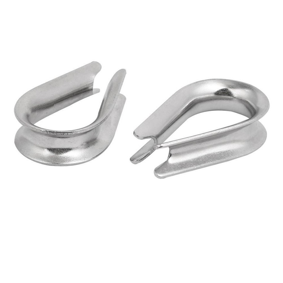 20mm Rope Thimble Rigging Cable Wire Rope Clamp Rope Connecting Head | eBay