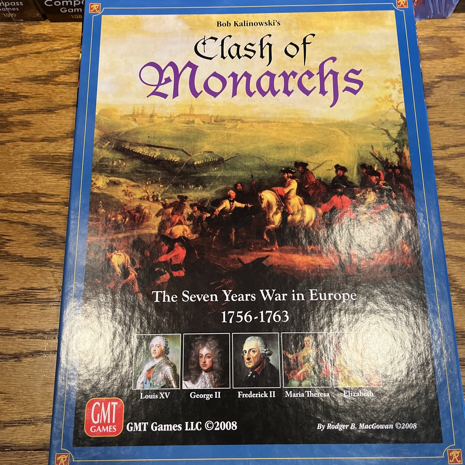 Clash of Monarchs by GMT Games, 7 Years War in Europe, excellent ...
