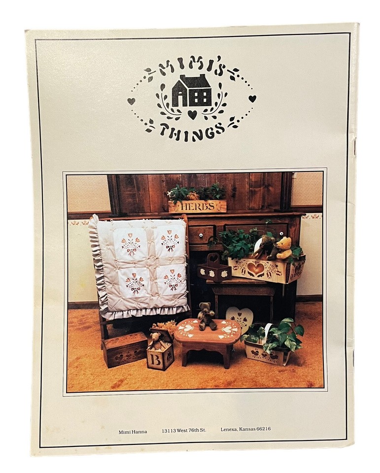 Mimi's Things "A Country Stencil Collection “ By Mimi Hanna Cut Out ...