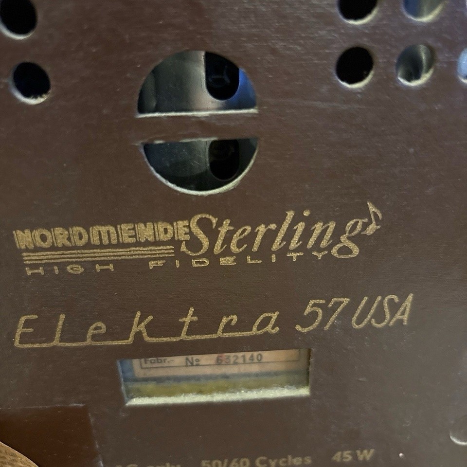 Nordmende Sterling Radio 632140 Brown High Fidelity Vintage Analog ...
