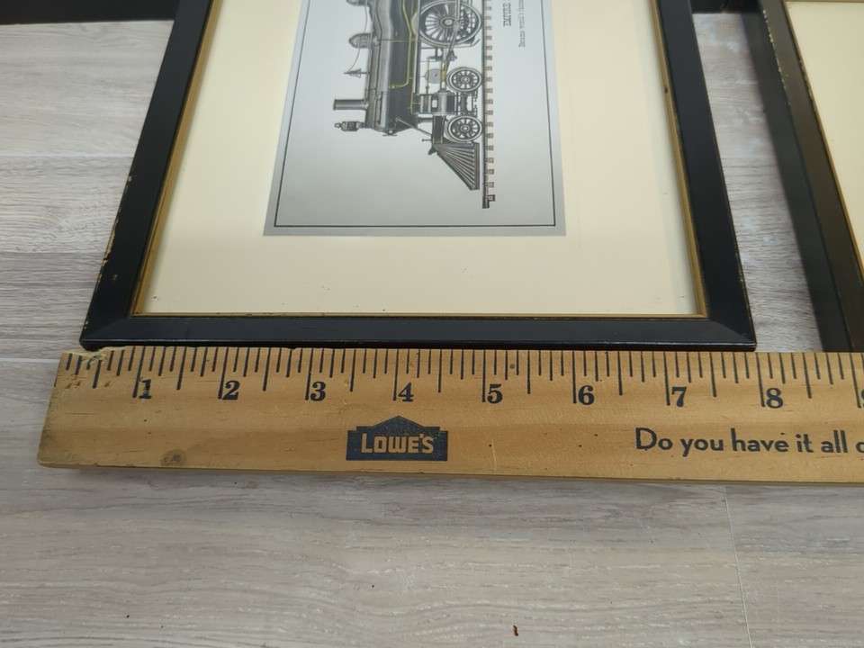 Vintage Robert Kern Historic Locomotive Foil Prints Signed (4) | eBay