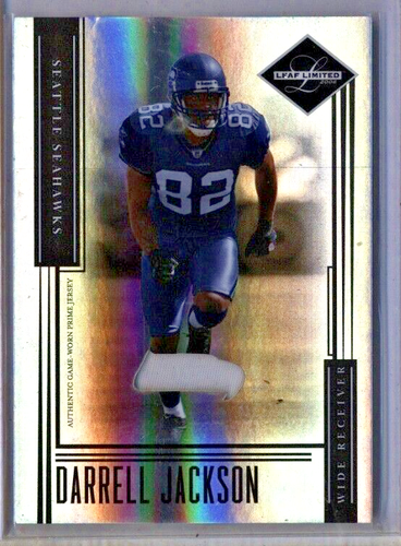 2006 Leaf Limited - Team Logo Material Prime #101 Darrell Jackson /30 ...