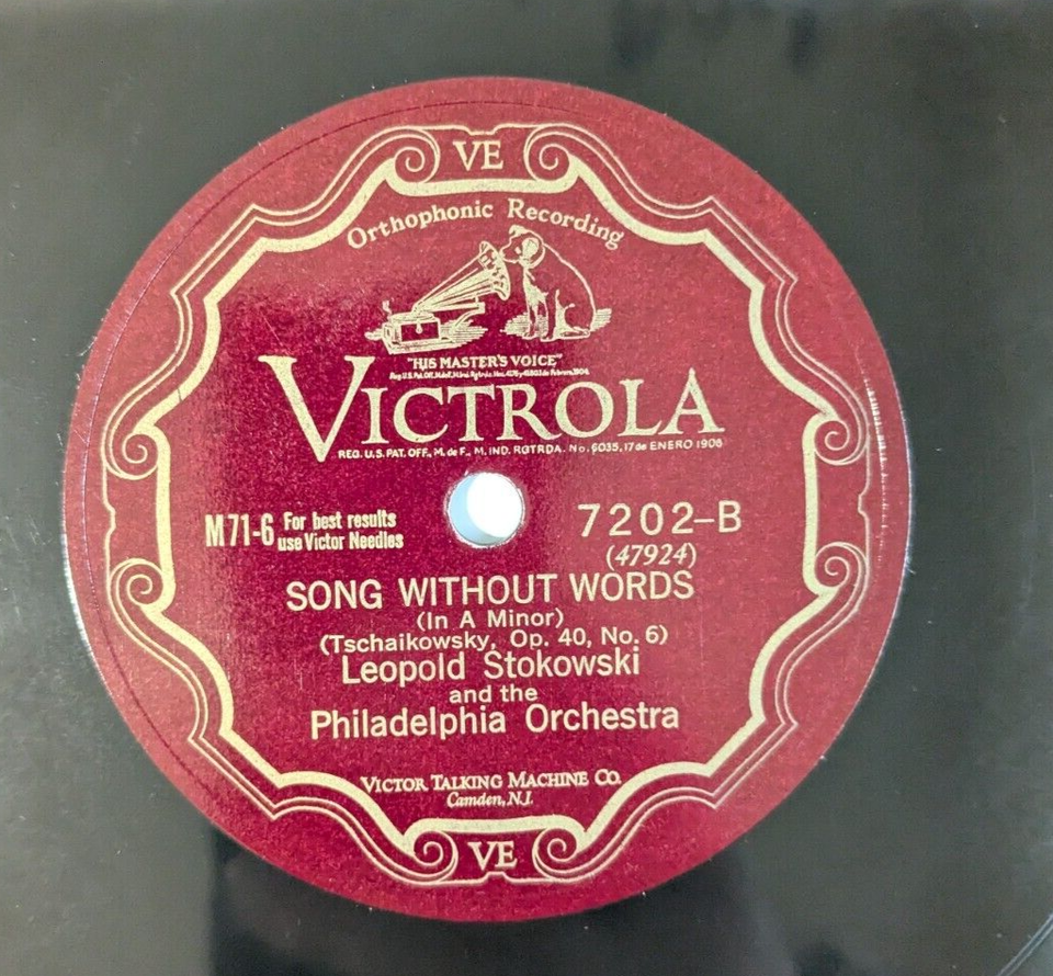 Carnival of the Animals Saint-Saëns Philadelphia Orchestra Victor 78 RPM 12" | eBay