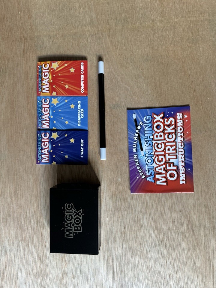 Astonishing Magic Set Stephen Mulhern Brand New 25 Simple Amazing ...