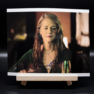 CHARLOTTE RAMPLING signed Autogramm IN PERSON 20x25 Foto | eBay.de