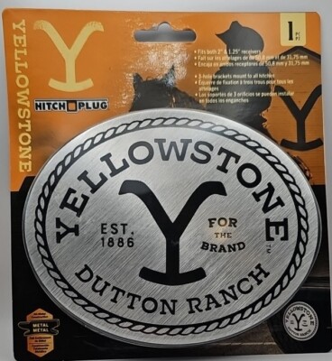 Yellowstone Y Logo Dutton Ranch Hitch Plug | eBay