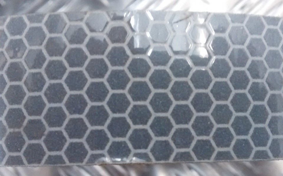 British Strip Marking Silver Reflective Sew On Tape All Lengths - NEW ...