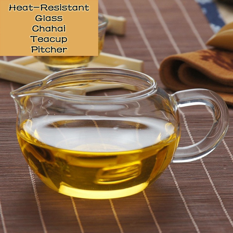 Crystal Clear Glass Fair Mug China Kungfu Teacup Pitcher also Called ...