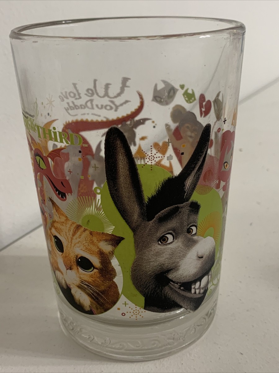 Fast Food Collectible Drinkware McDonald's Shrek The Third Donkey ...