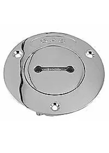 PERKO GAS DECK PLATE 3 5/8" OD CHROME PLATED BRONZE 0528DPGCHR MARINE ...