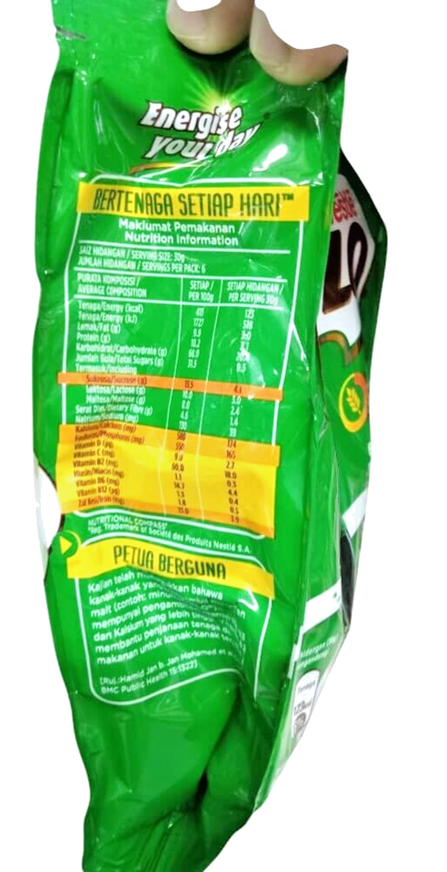 NESTLE MILO Nutritious Chocolate Malt Drink ( 2 packs X 200g ) - Halal ...