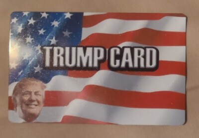 The Donald Trump Card. Win Every Time MADE ON METAL/ALUMINUM | eBay